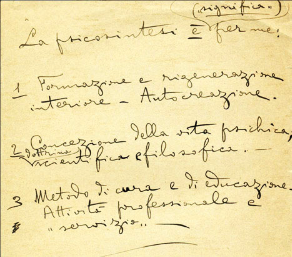 Psykosyntesen för Assagioli – Psykosyntes Akademin