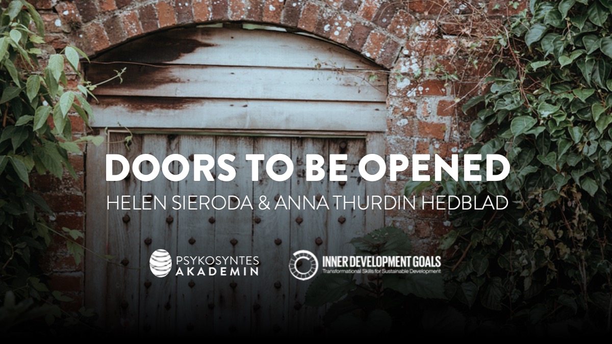 Doors to be Opened: Community Workshop with Helen Sieroda & Anna ...